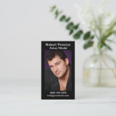 Actor Headshot Business Cards | Zazzle