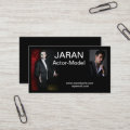 Actor Headshot Business Cards | Zazzle
