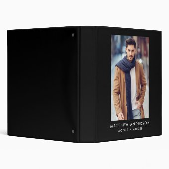 Actor Model Portfolio Binder | Zazzle