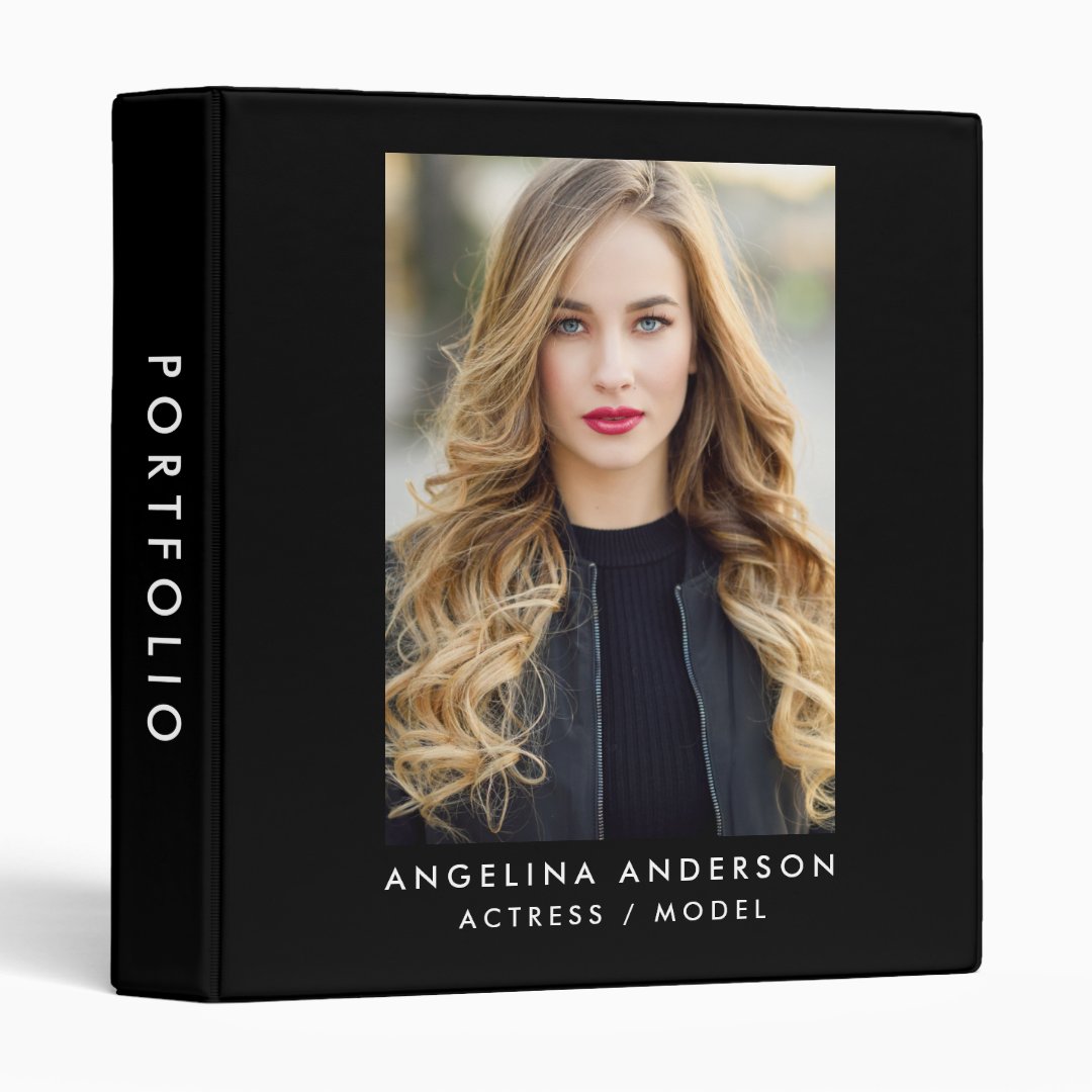 Actor Model Portfolio Binder B | Zazzle