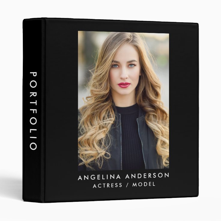Actor Model Portfolio Binder B | Zazzle