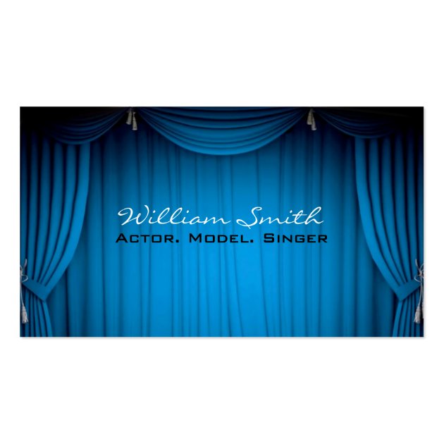 Actor/model/to singer business card templates
