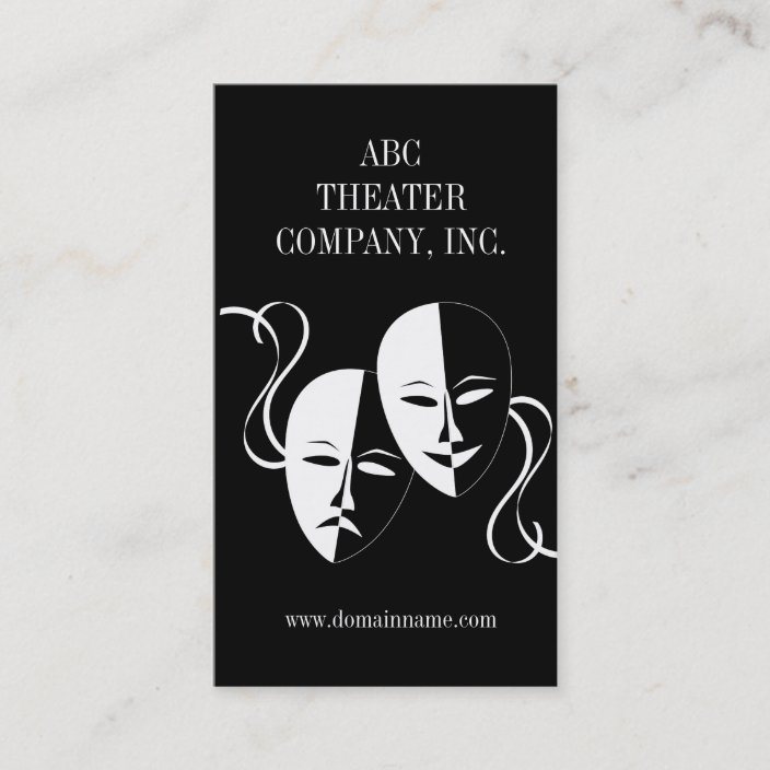 Actress / Actor / Theater Performer Business Card | Zazzle.com