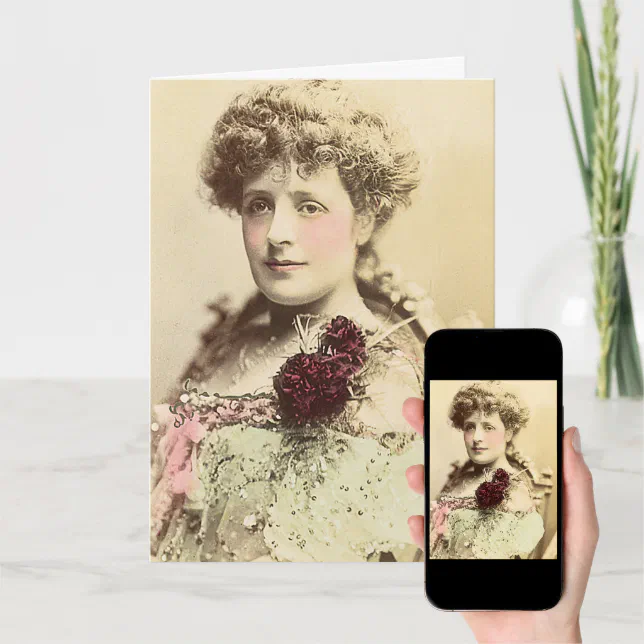 Actress Phyllis Broughton Card | Zazzle