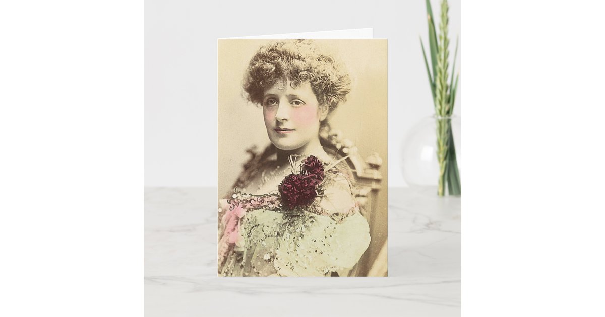 Actress Phyllis Broughton Card | Zazzle