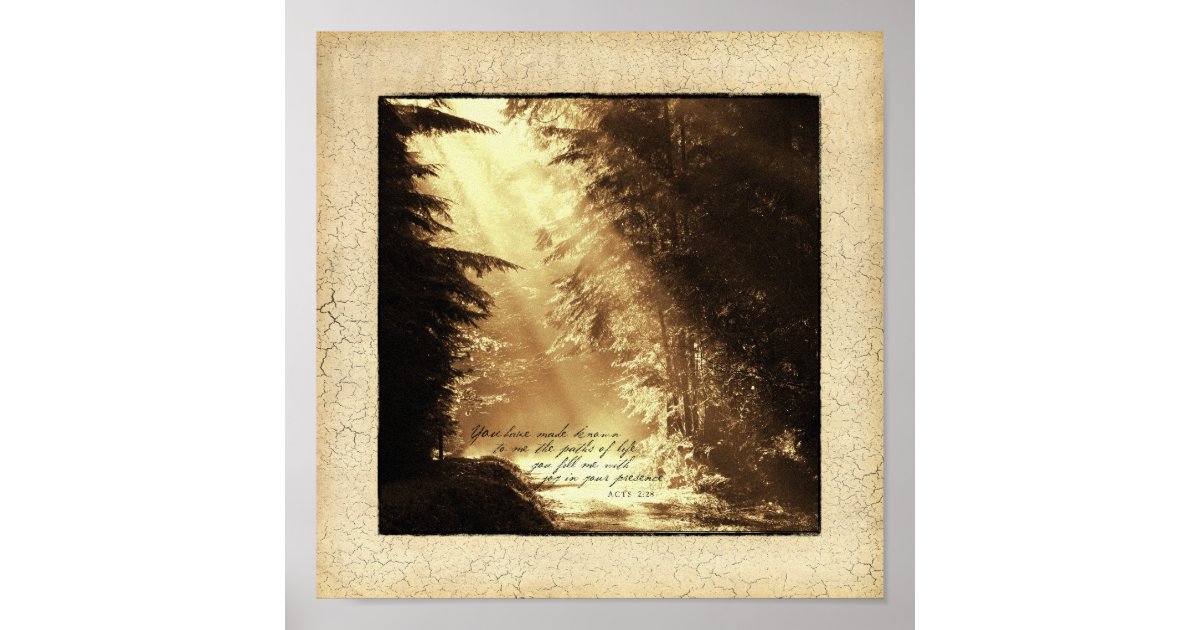 Acts 2:28 poster | Zazzle