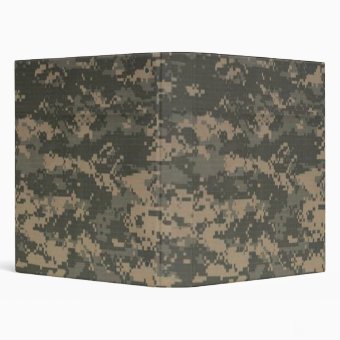ACU Digital Camo Camouflage Binder | Zazzle