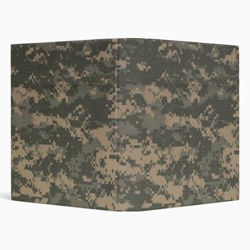 ACU Digital Camo Camouflage Binder | Zazzle