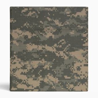 ACU Digital Camo Camouflage Binder | Zazzle
