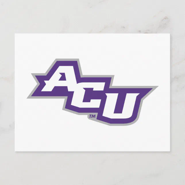 ACU Logo Postcard | Zazzle