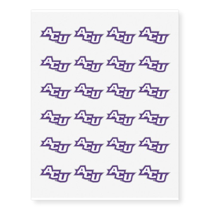 ACU Logo Temporary Tattoos | Zazzle.com