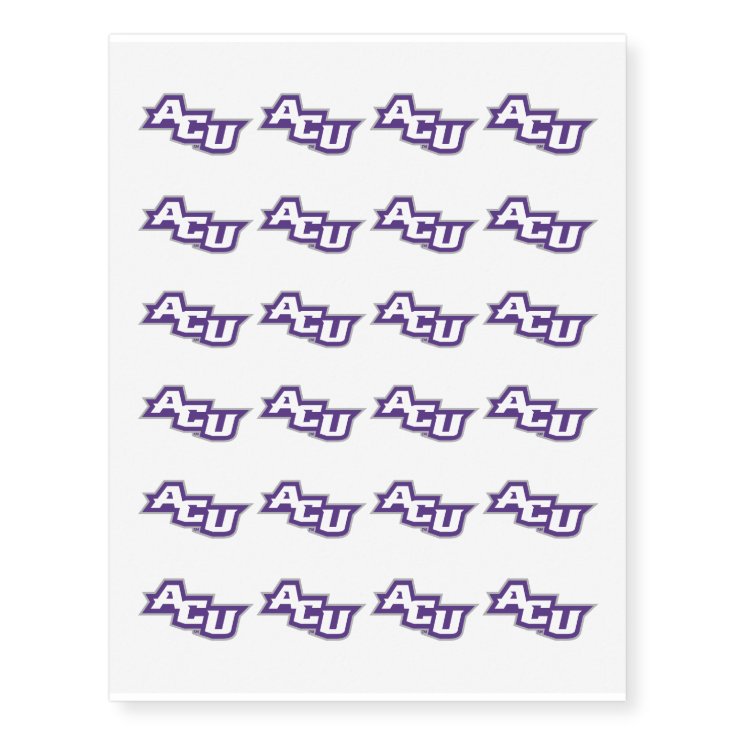 ACU Logo Temporary Tattoos | Zazzle