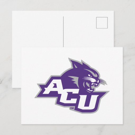 ACU Primary Logo Postcard | Zazzle