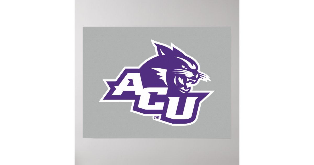 ACU Primary Logo Poster | Zazzle