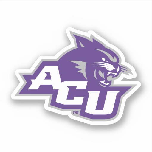 ACU Primary Logo Sticker | Zazzle