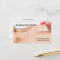 Acupuncture Business Card | Zazzle
