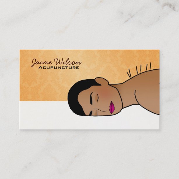 Acupuncture Business Cards - Business Card Printing | Zazzle