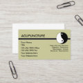 Acupuncture Business Cards | Zazzle