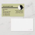 Acupuncture Business Cards | Zazzle