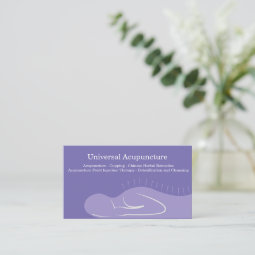 Acupuncture Chinese Medicine Business Card | Zazzle