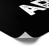 Acute Appendix Funny Body Parts Pun Dark BG Poster | Zazzle