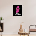Acute Appendix Funny Body Parts Pun Dark BG Poster | Zazzle