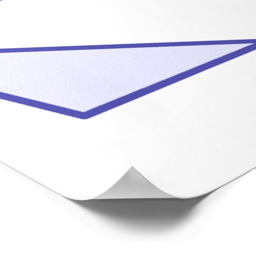 Acute Triangle Obtuse Angle Poster | Zazzle