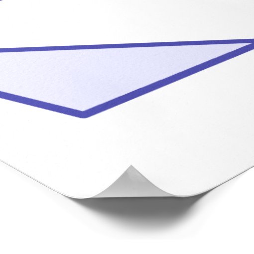Acute Triangle Obtuse Angle Poster | Zazzle