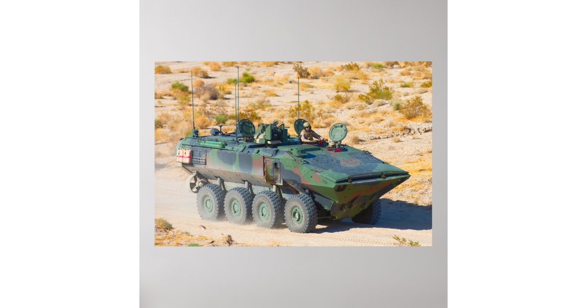 ACV-30 AMPHIBIOUS COMBAT VEHICLE POSTER | Zazzle