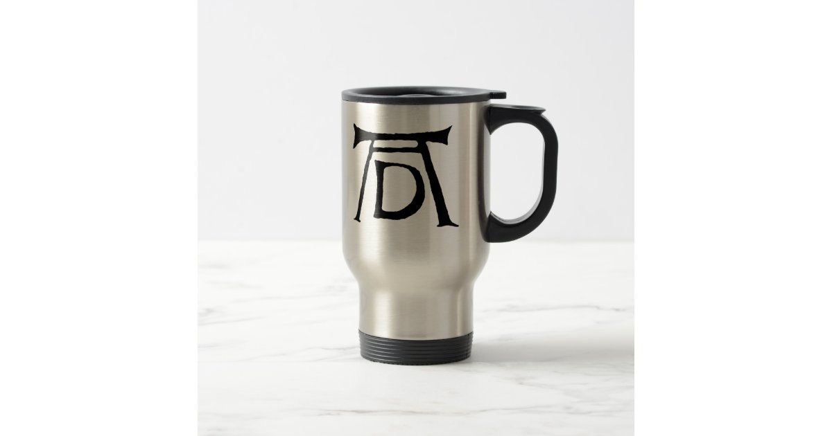 AD Durer Monogram Travel Mug | Zazzle