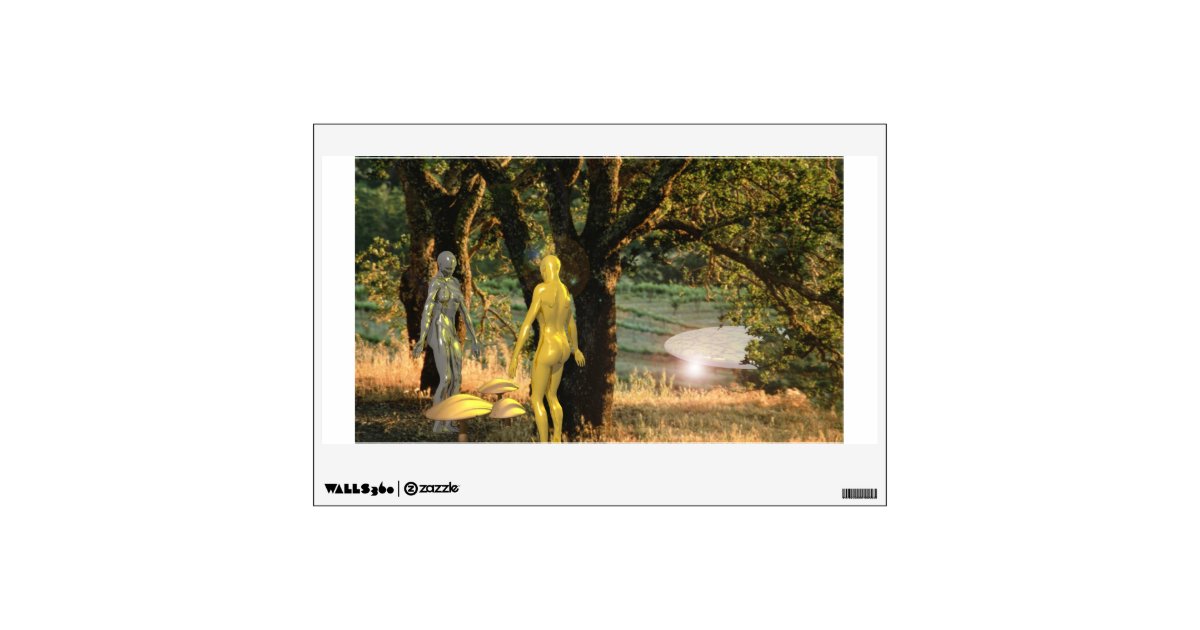 Adam and Eve Wall Decal | Zazzle