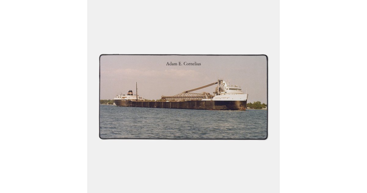 Adam E. Cornelius desk mat | Zazzle