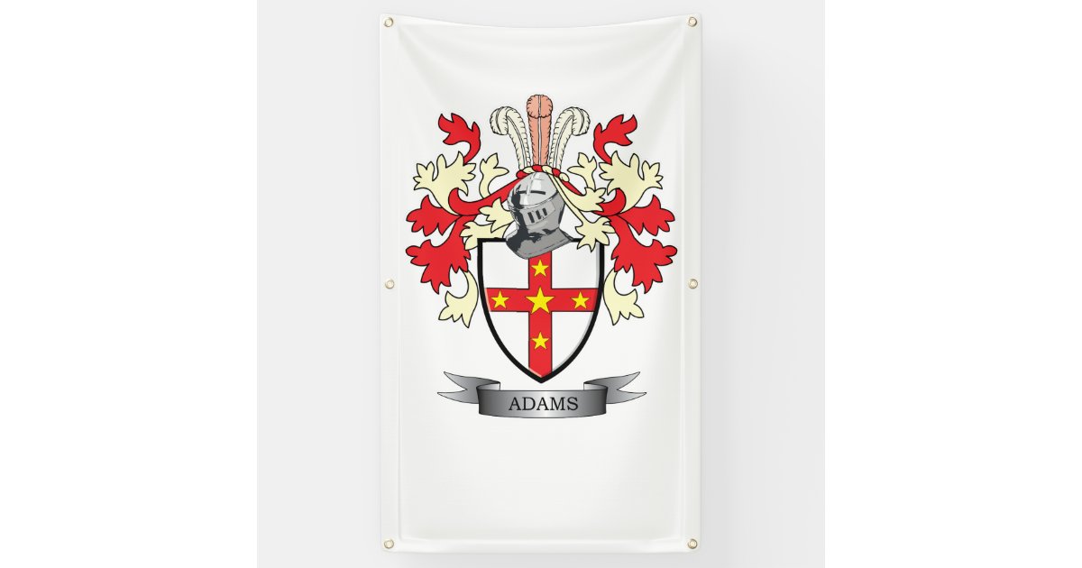 Adams Coat of Arms Banner | Zazzle