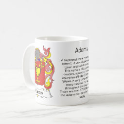 Adams Family Crest Mug | Zazzle