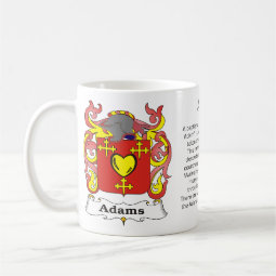 Adams Family Crest Mug | Zazzle