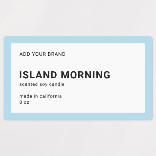 Add Brand Modern Minimalist Editable Color Product Labels | Zazzle
