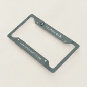 Add Company Logo Business Name and Website License Plate Frame | Zazzle