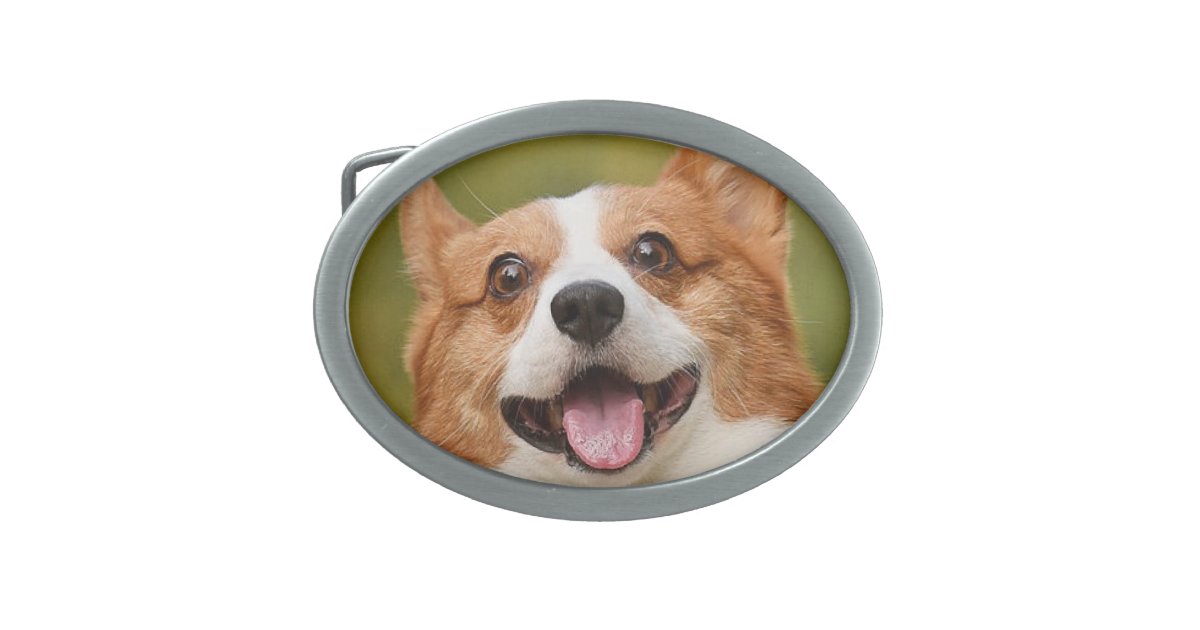 Add Dog Photo Personalized Customized Belt Buckle | Zazzle