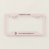 Add Logo and Business Name Company Employees License Plate Frame | Zazzle