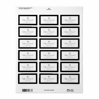 Add Logo and Editable Border Color Product Labels | Zazzle