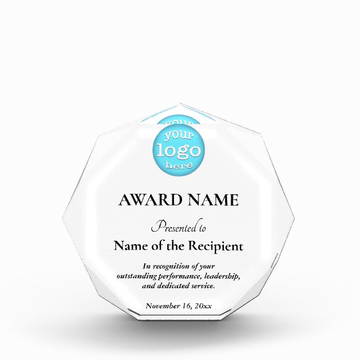 Add Logo Employee Team Top Performers Presentation Acrylic Award ...
