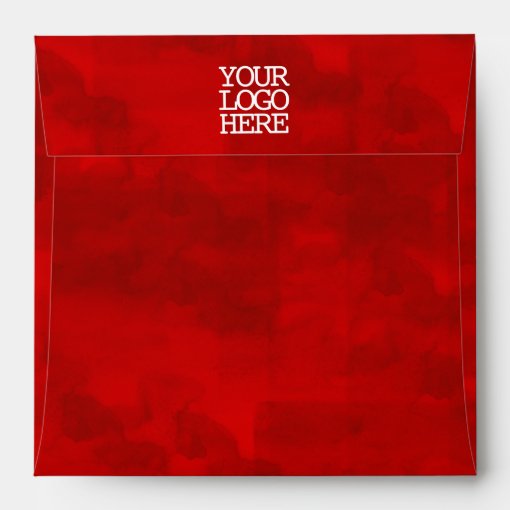 Add Logo Merry Christmas Lights Employee Gift Card Envelope | Zazzle