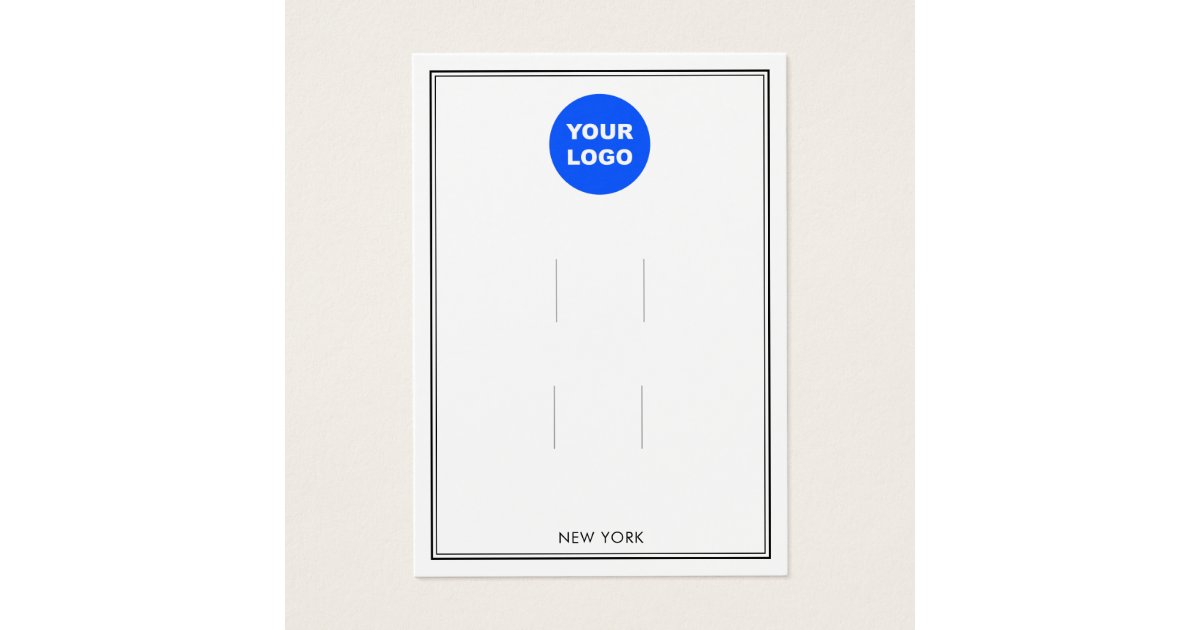 Add Logo Multiple Hair Clip Accessory Display | Zazzle