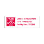Add Logo - Office or Business Address Label Self-inking Stamp | Zazzle