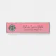 Add Logo Pink Ombre Executive Office Manager Door Sign | Zazzle