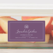 Add Logo White Border Editable Color Product Labels | Zazzle