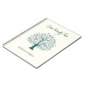 Add name Our Roots Family Tree Design Notebook | Zazzle