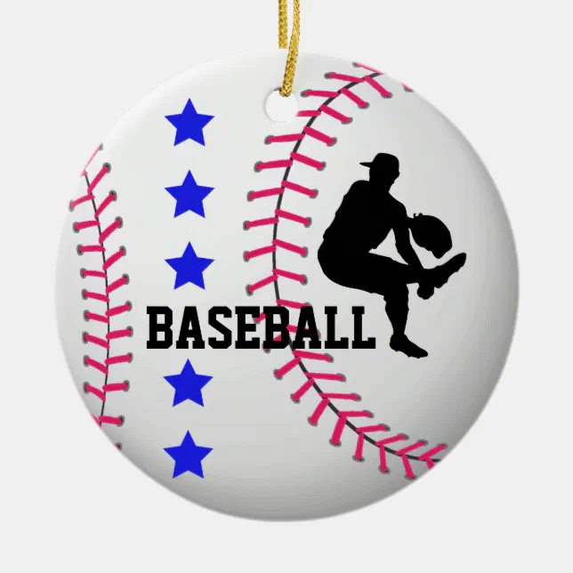 Add Photo Baseball Team Ornament | Zazzle