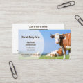 Add Photo Cow QR Code Business Cards | Zazzle