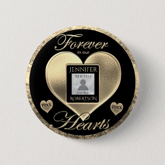 Add Photo Custom Memorial Button | Zazzle.com